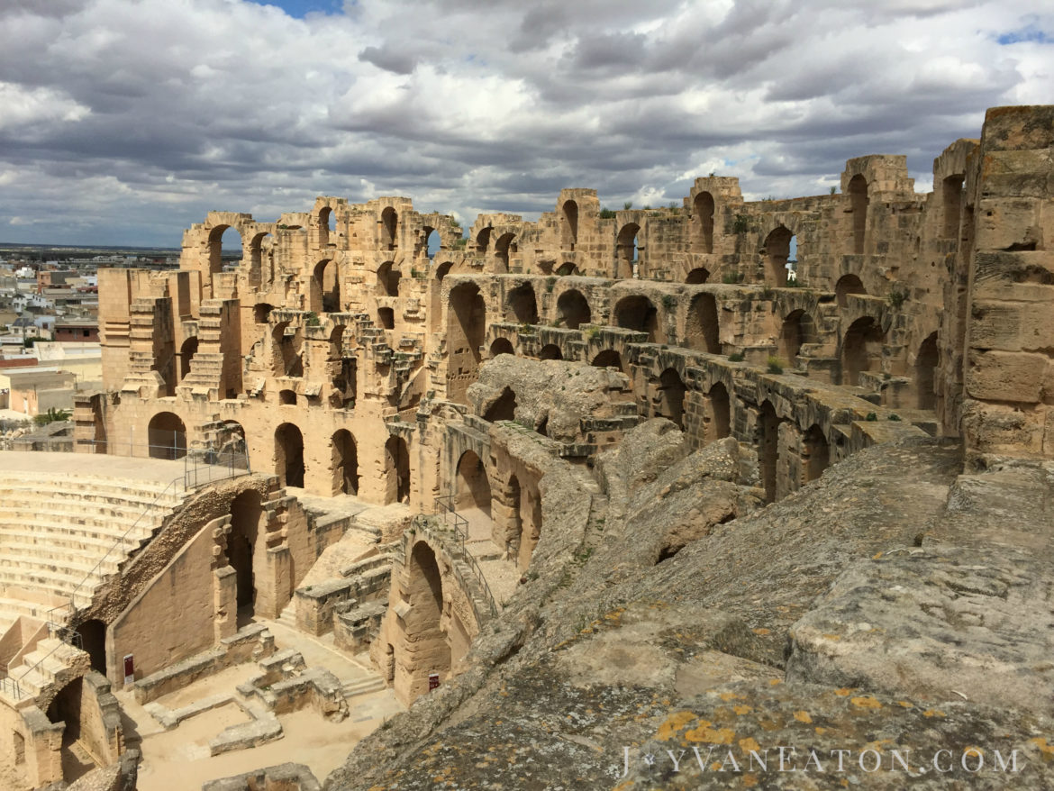 The Roman Amphitheater in El Djem, Tunisia — Joy Van Eaton